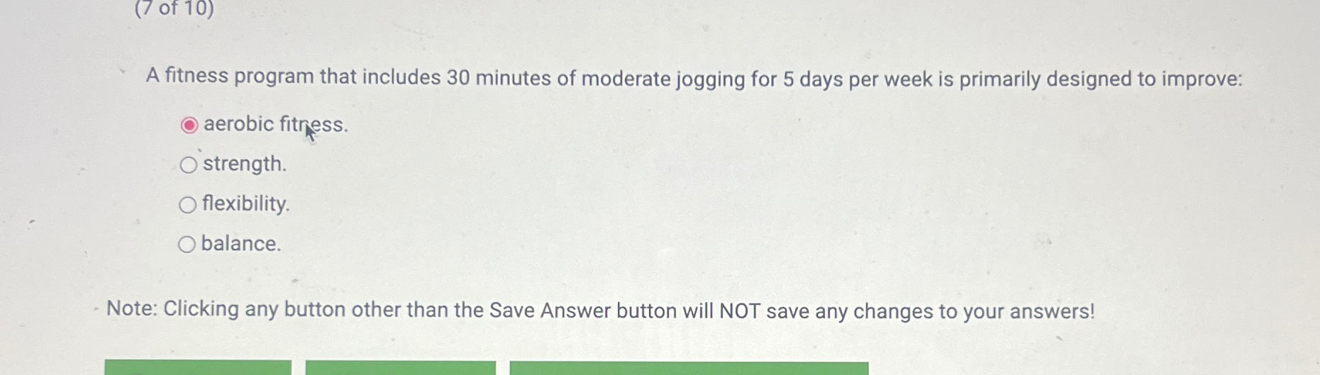 Solved A fitness program that includes 30 ﻿minutes of | Chegg.com