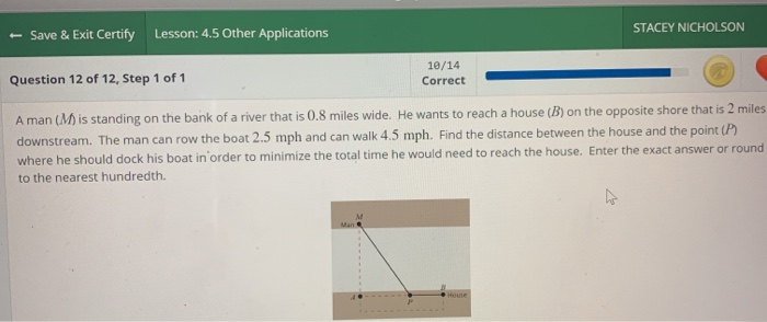 Solved Save & Exit Certify Lesson: 4.5 Other Applications | Chegg.com