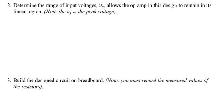 Solved 1 Design An Inverting Amplifier Using Lm741 Op Amp