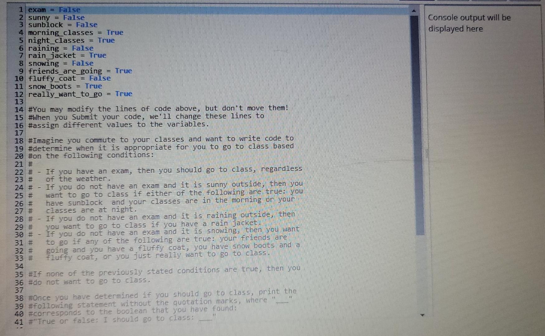 Solved How do I solve this problem using logical operators | Chegg.com