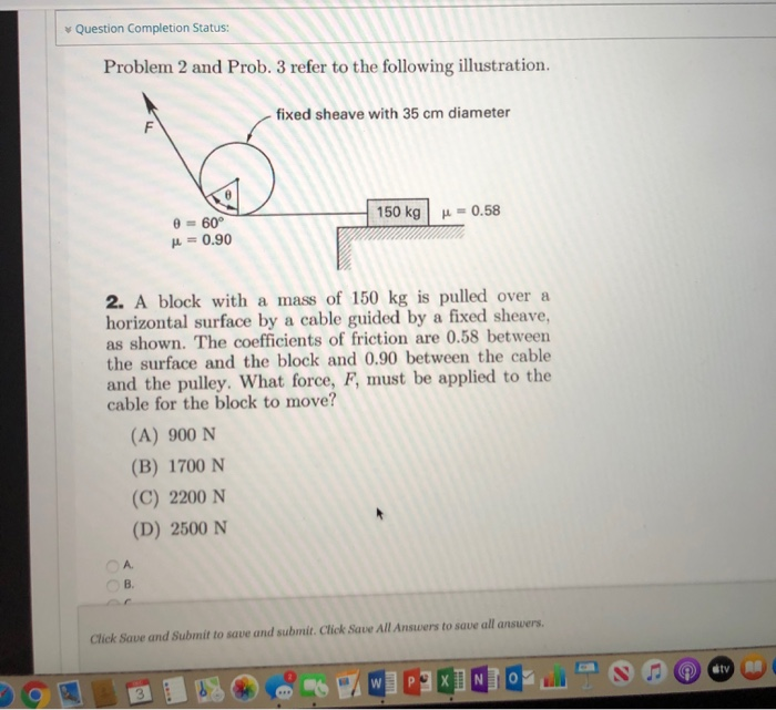 Solved Question Completion Status: Problem 2 and Prob. 3 | Chegg.com