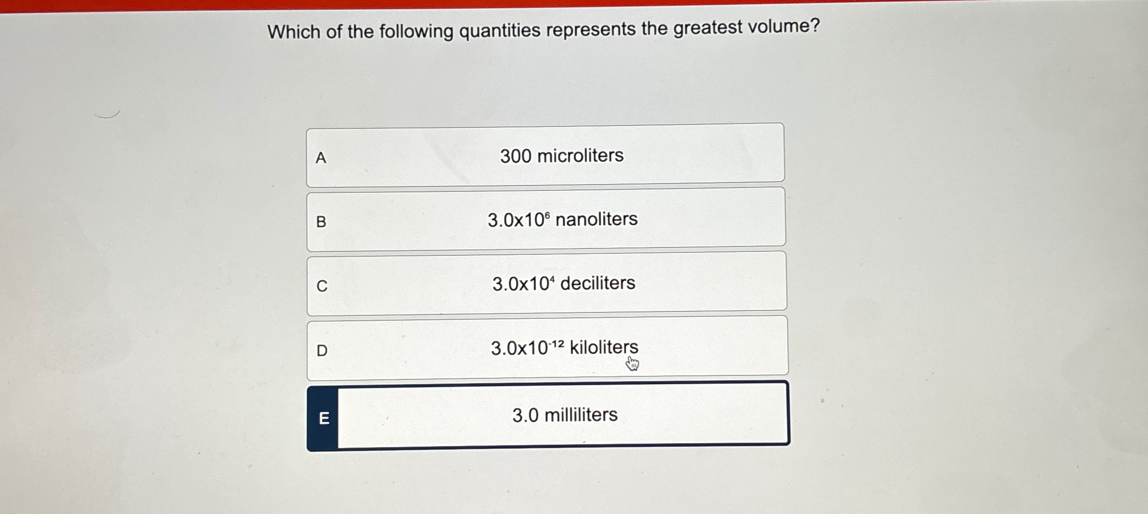 Solved Which of the following quantities represents the | Chegg.com
