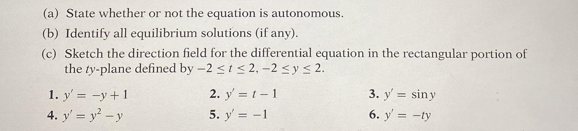Solved (a) ﻿State whether or not the equation is | Chegg.com