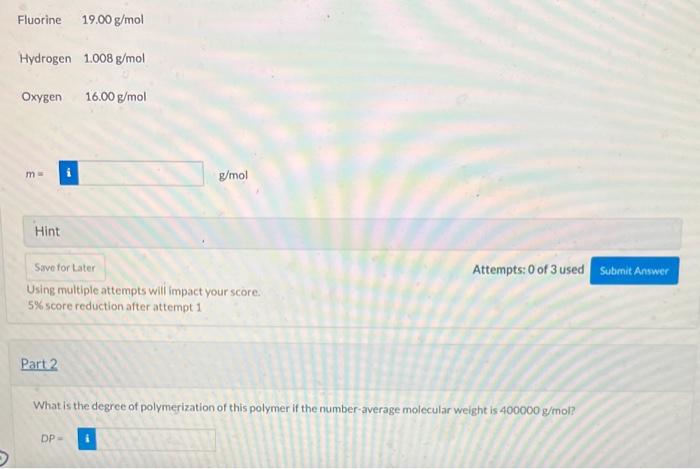 Solved For a linear polymer molecule, the total chain length | Chegg.com