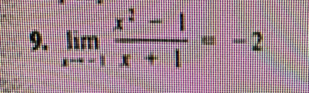 Solved limx→-1x2-1x+1=-2 | Chegg.com