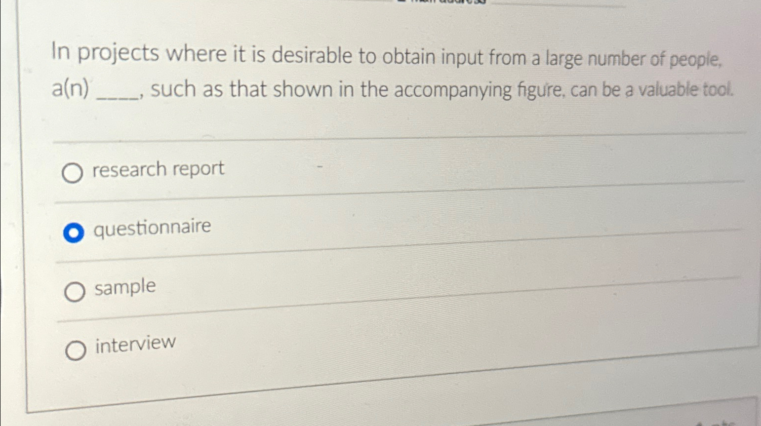 Solved In projects where it is desirable to obtain input | Chegg.com