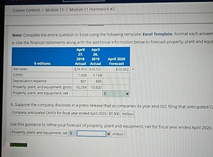 Solved Course Content / ﻿Module 11 / ﻿Module 11 ﻿Homework | Chegg.com