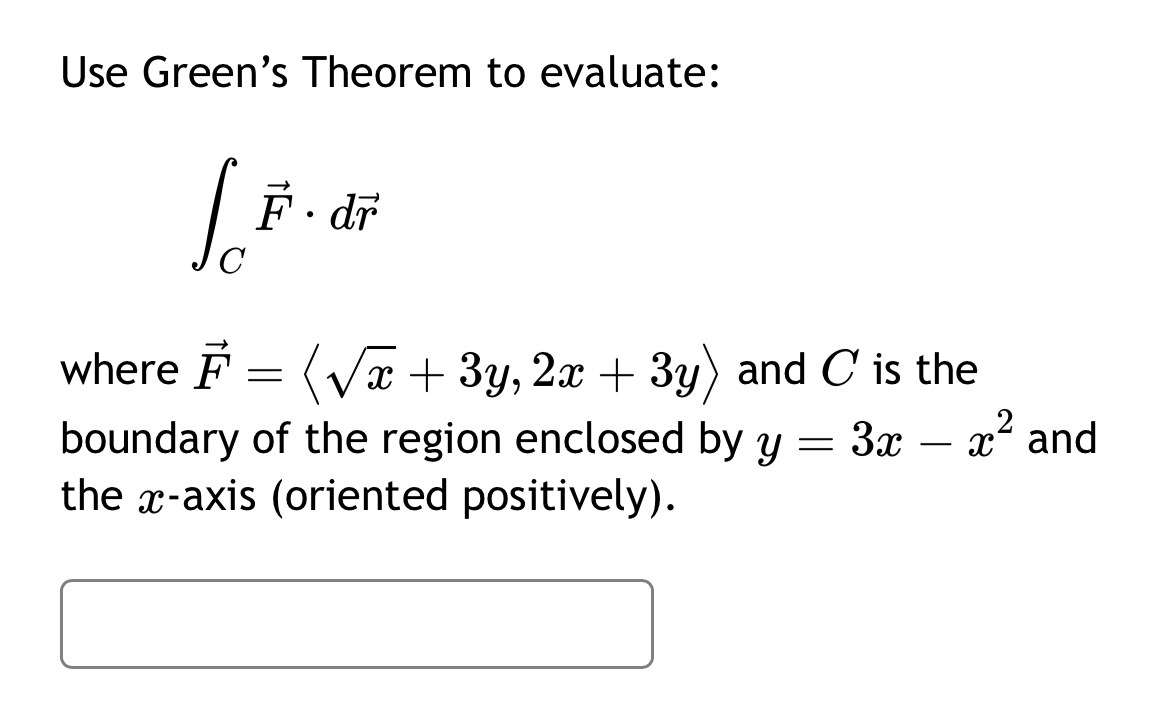 Solved Use Green's Theorem to | Chegg.com