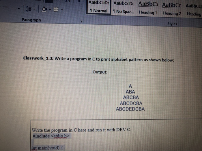 Solved 2 AaBbCcDc AaBbCcDc AaBbc AaBbcc AaBbce I Normal 11 | Chegg.com
