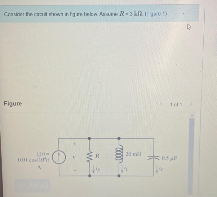 Solved Consider the circuit shown in figure below. Assume | Chegg.com