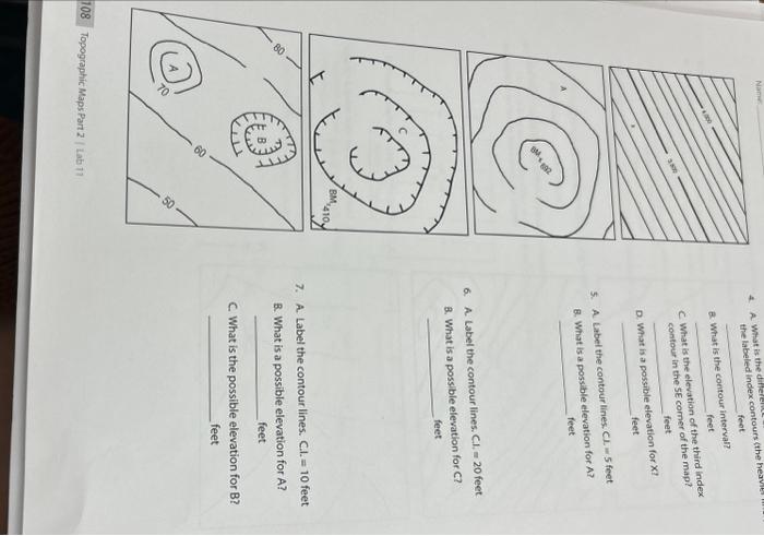 Solved 4. A. What is the difler contours ithe heavit the | Chegg.com