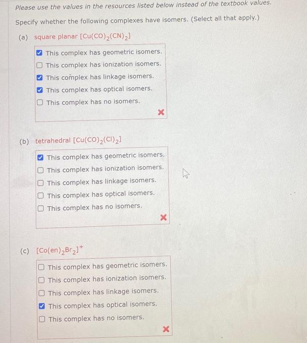 Solved Please use the values in the resources listed below | Chegg.com