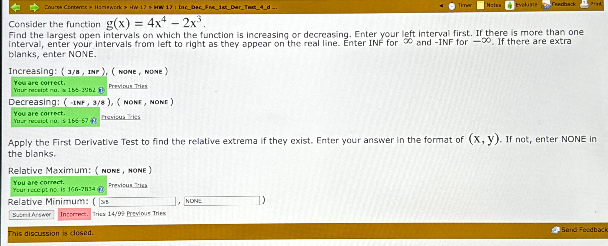 Solved Course Contents ≫ ﻿Homework ≫ ﻿HW 17≫ ﻿HW 17 ﻿: | Chegg.com