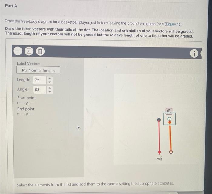 Solved Draw the free-body diagram for a basketball player | Chegg.com