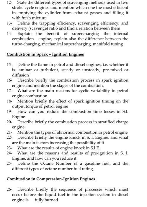 Solved 12- State the different types of scavenging methods | Chegg.com