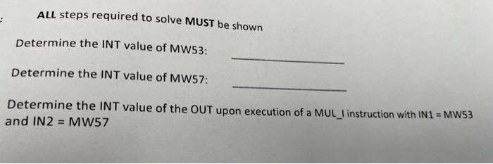 Solved ALL steps required to solve MUST be shown Determine | Chegg.com
