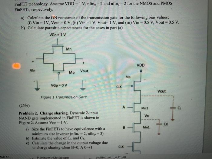 Problem 3. Non-inverting buffer. Figure 3 shows a | Chegg.com