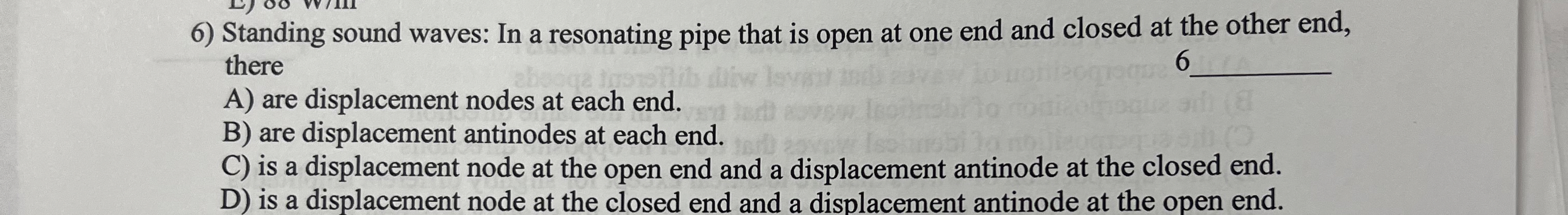 High Quality SOLUTION Standing sound waves: In a resonating pipe that is | Chegg.com