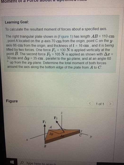 Solved Mom Learning Goal: To calculate the resultant moment | Chegg.com