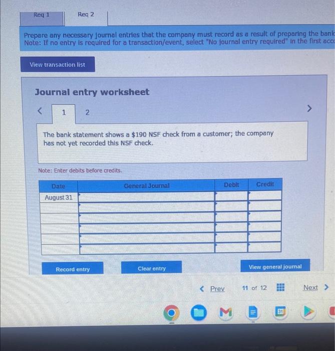 Solved Prepare any necessary journal entries that the | Chegg.com
