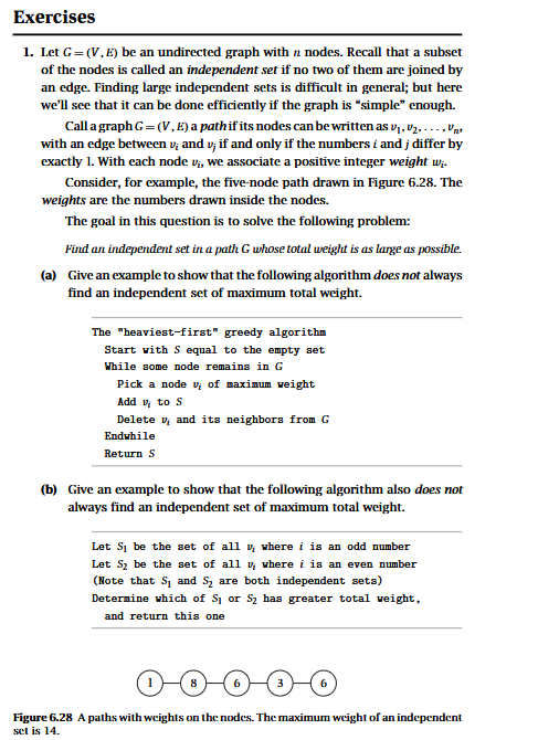 Solved (c) ﻿Give an algorithm that takes an n-node path G | Chegg.com