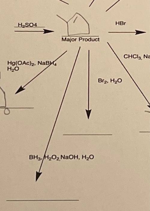Solved please answer the bottom twoBr2, H2OBH3, H2O2, NaOH, | Chegg.com