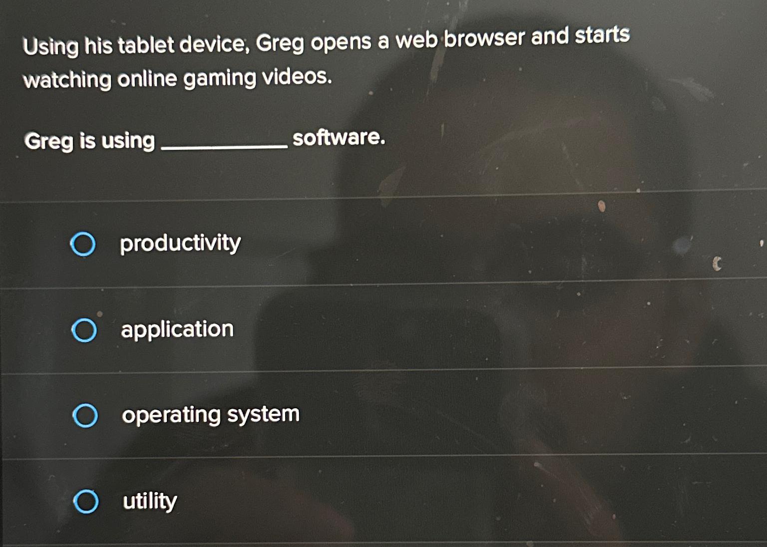 Solved Using his tablet device; Greg opens a web browser and | Chegg.com