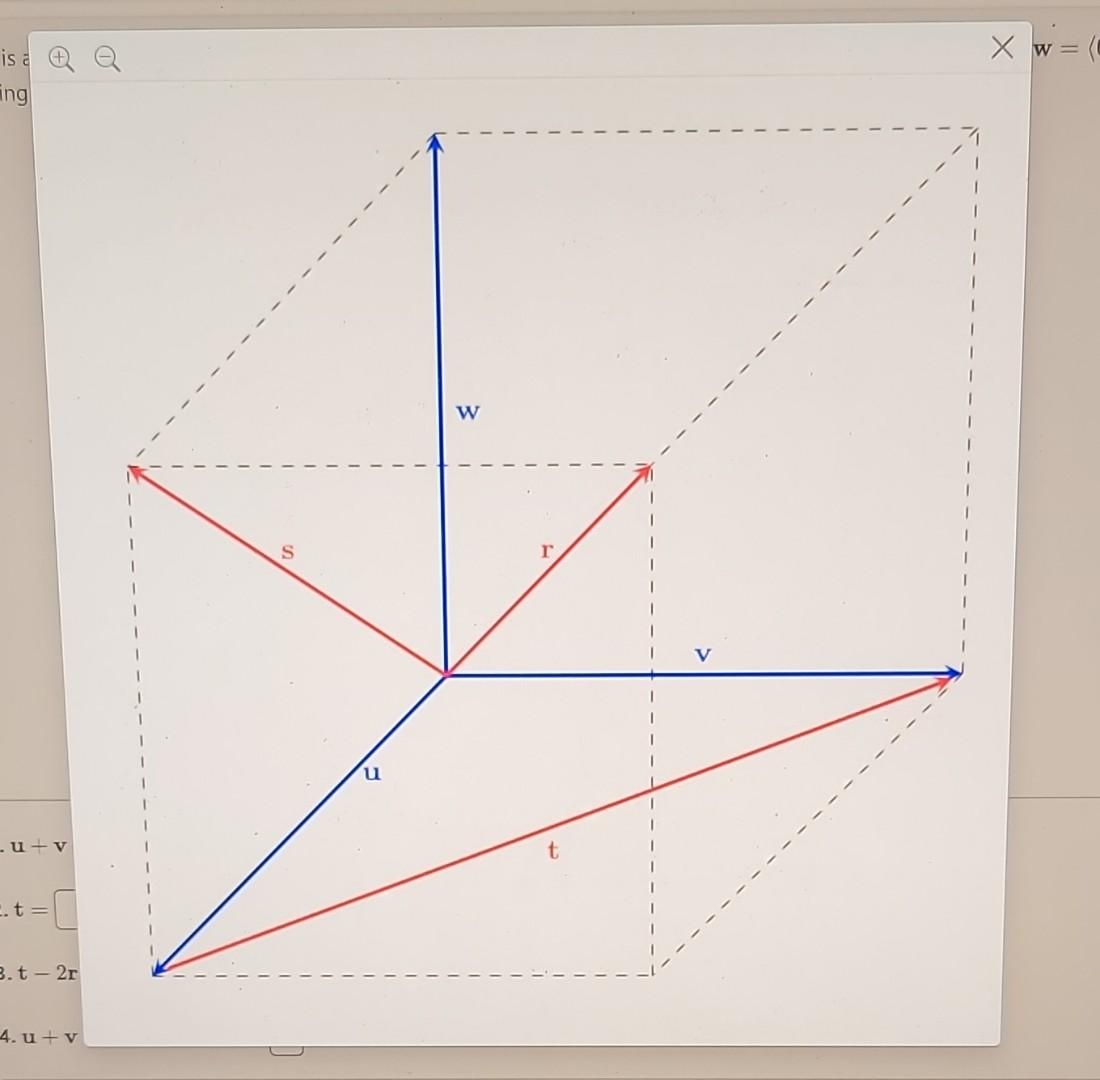 Solved Below is a diagram of the dotted cube with edges of | Chegg.com