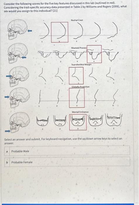 Consider the following scores for the five key | Chegg.com