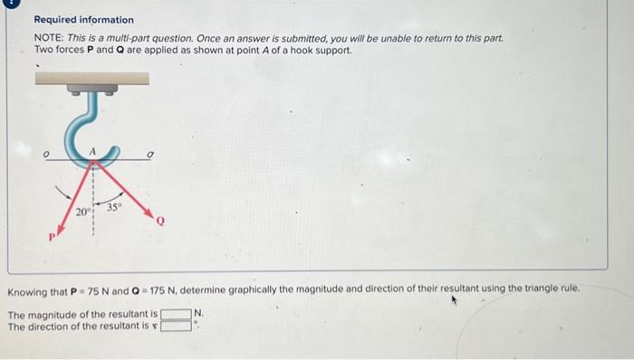 Solved Required information NOTE: This is a multh-part | Chegg.com