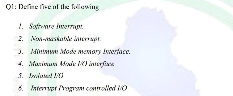 please I need solution of these problems in a maximum | Chegg.com