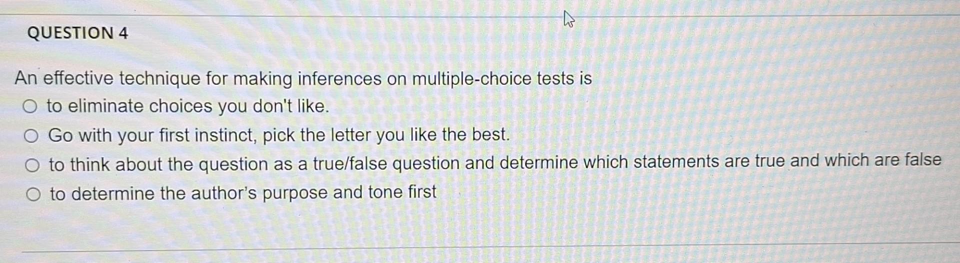An effective technique for making inferences on | Chegg.com