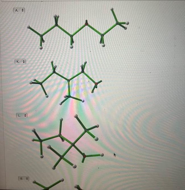 Solved Match each isomer of C5H12O to its name. A | Chegg.com