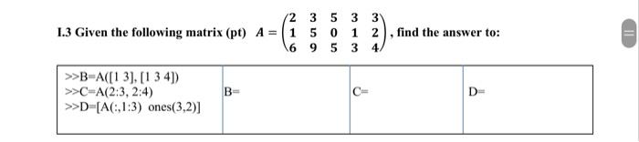 Solved Question I I.1 Express the following expressions | Chegg.com