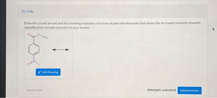 Solved Draw the curved arrows and the resulting resonance | Chegg.com