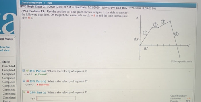 Solved Class Management | Help HW2 Begin Date: 2/11/2020 | Chegg.com