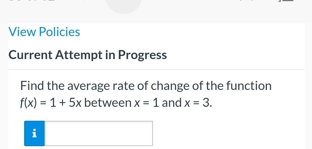 Solved View Policies Current Attempt in Progress Find the | Chegg.com