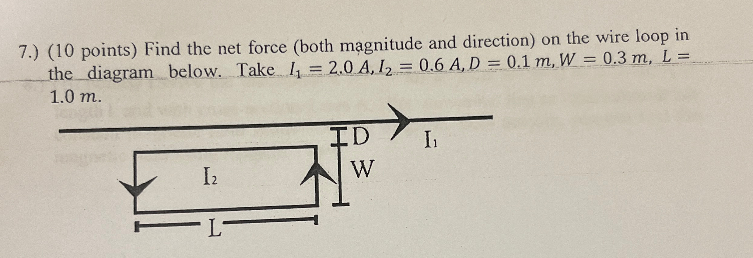 Solved by an EXPERT 7.) (10 ﻿points) ﻿Find the net force (both magnitude | Chegg.com