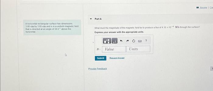 Solved A horizontal rectangular surface has dimensions 3.80 | Chegg.com
