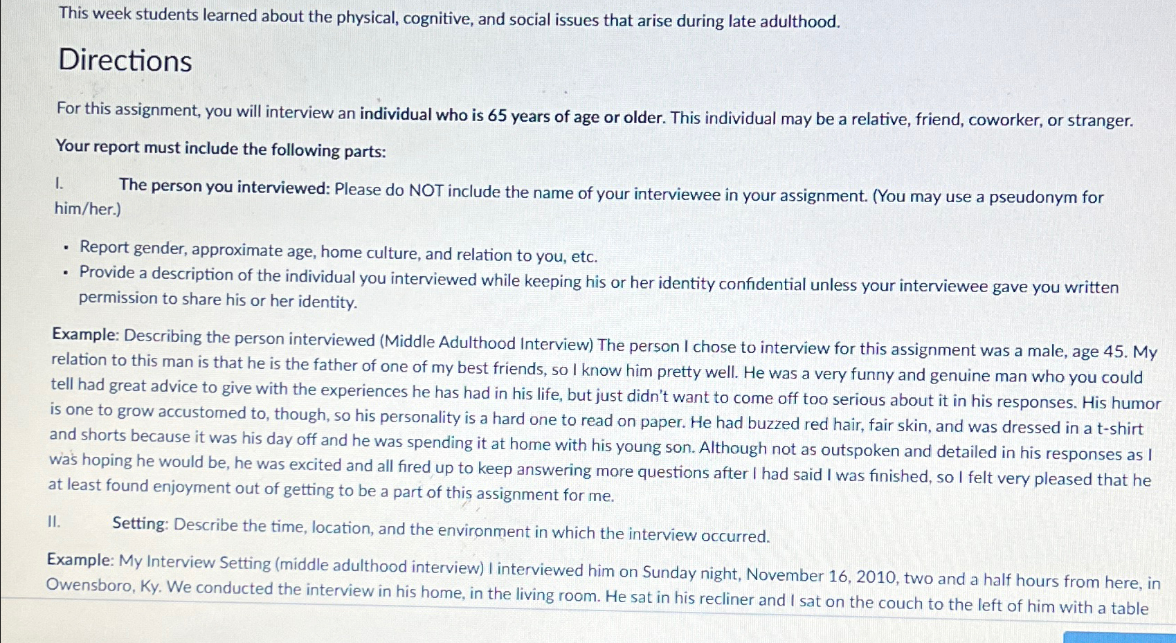 Solved This week students learned about the physical, | Chegg.com