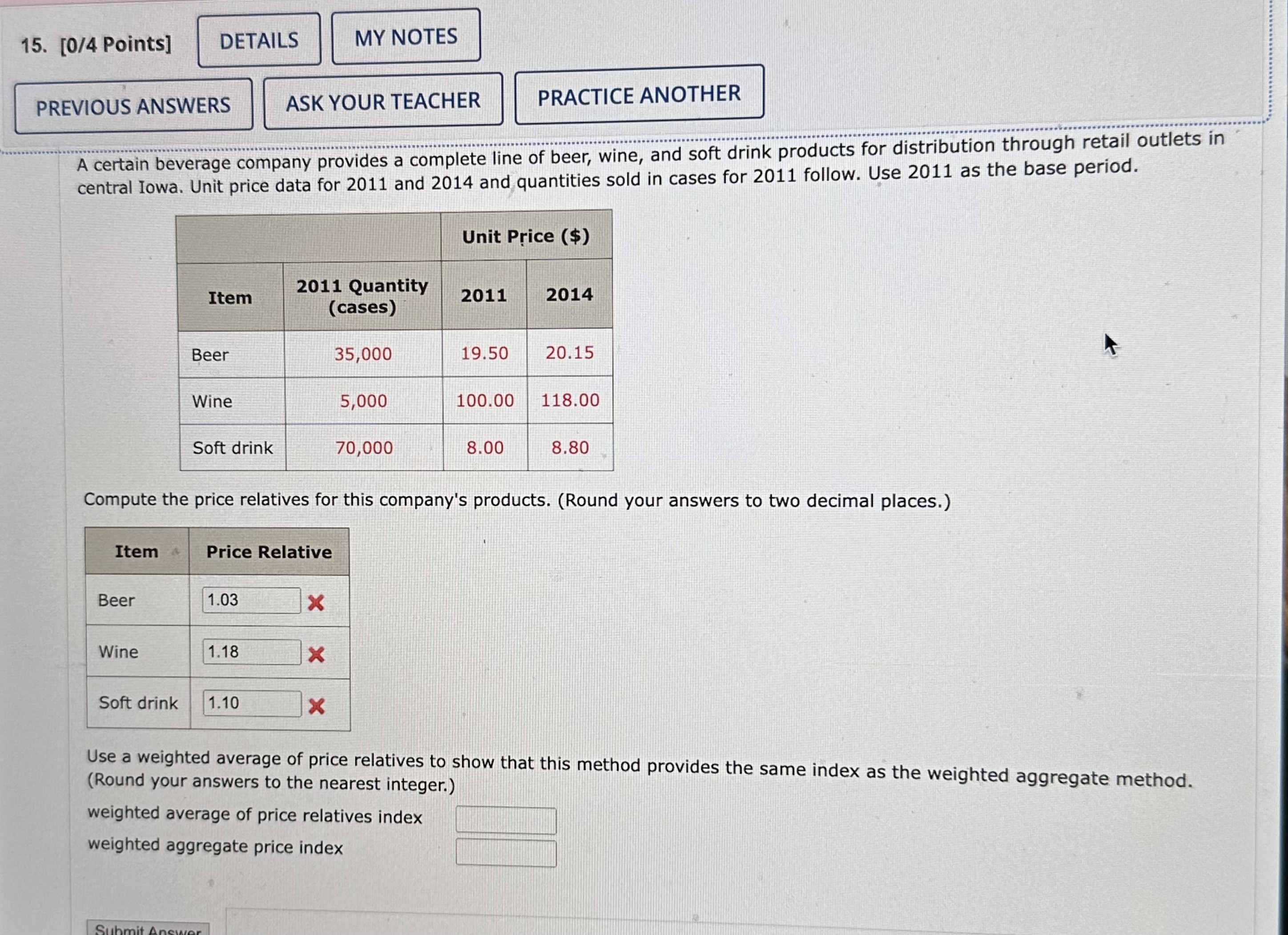 Solved A certain beverage company provides a complete line | Chegg.com