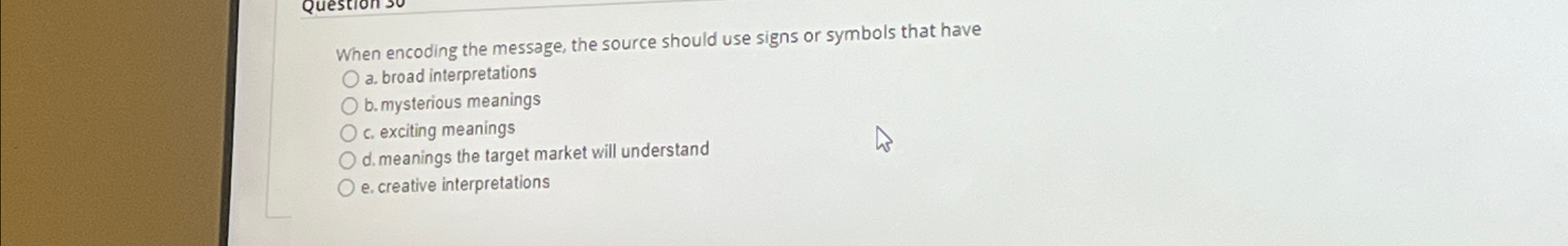 Solved When encoding the message, the source should use | Chegg.com