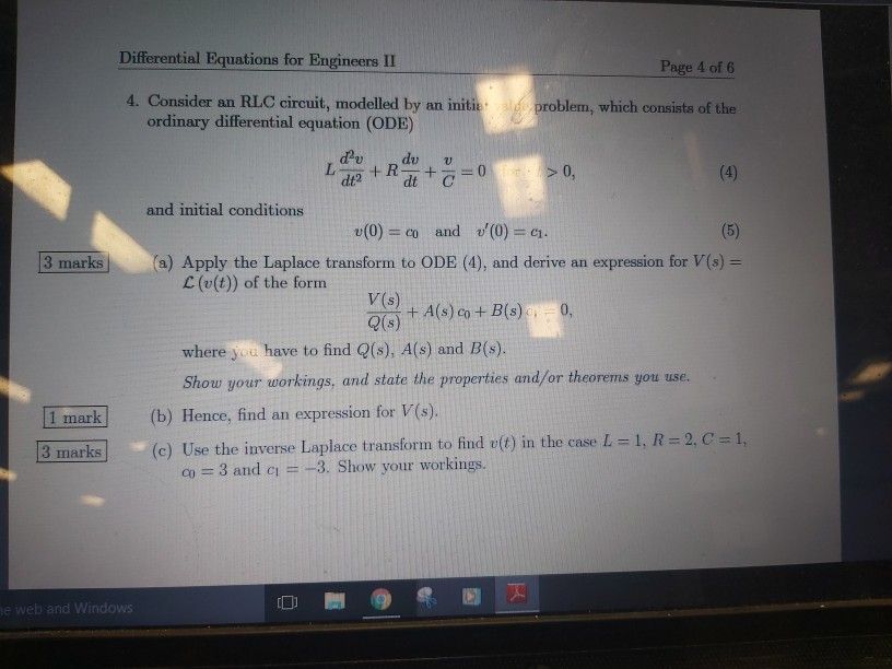 Solved Differential Equations for Engineers II Page 4 of 6 | Chegg.com