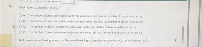 Solved MountainMole Foods has decided to use the perfect | Chegg.com