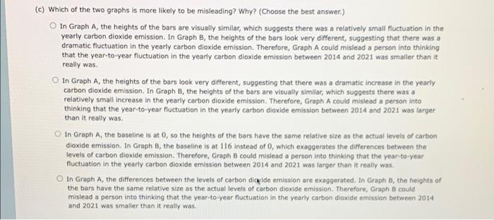 Solved Graph A and Graph B both show the carbon didxide | Chegg.com