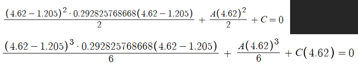 Solved Using these simultaneous equations, find the values | Chegg.com