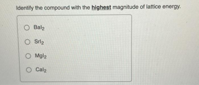 Solved Identify the compound with covalent bonding. He KI | Chegg.com