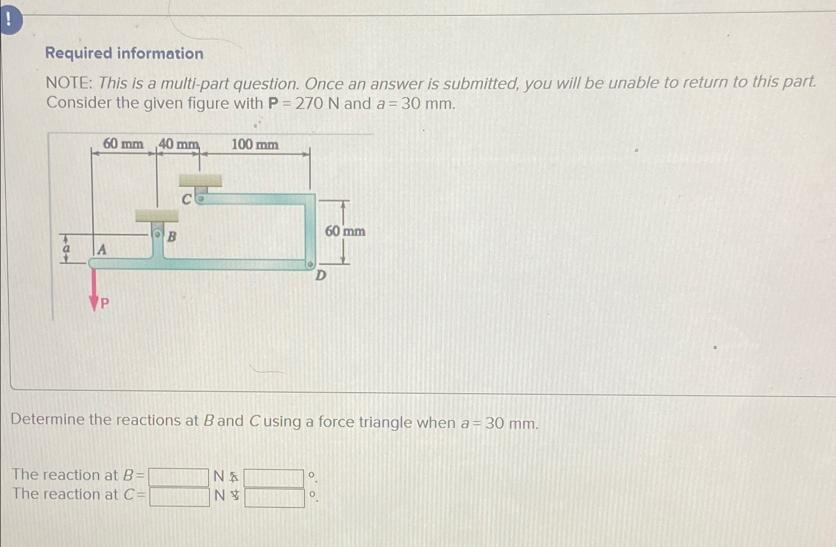 Solved !Required informationNOTE: This is a multi-part | Chegg.com