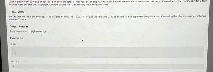 Solved Given a graph without cycles or self loops. In any | Chegg.com