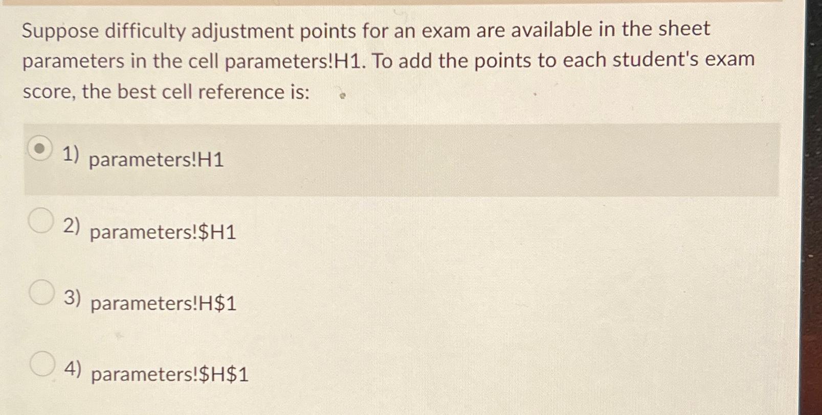 Solved Suppose difficulty adjustment points for an exam are | Chegg.com